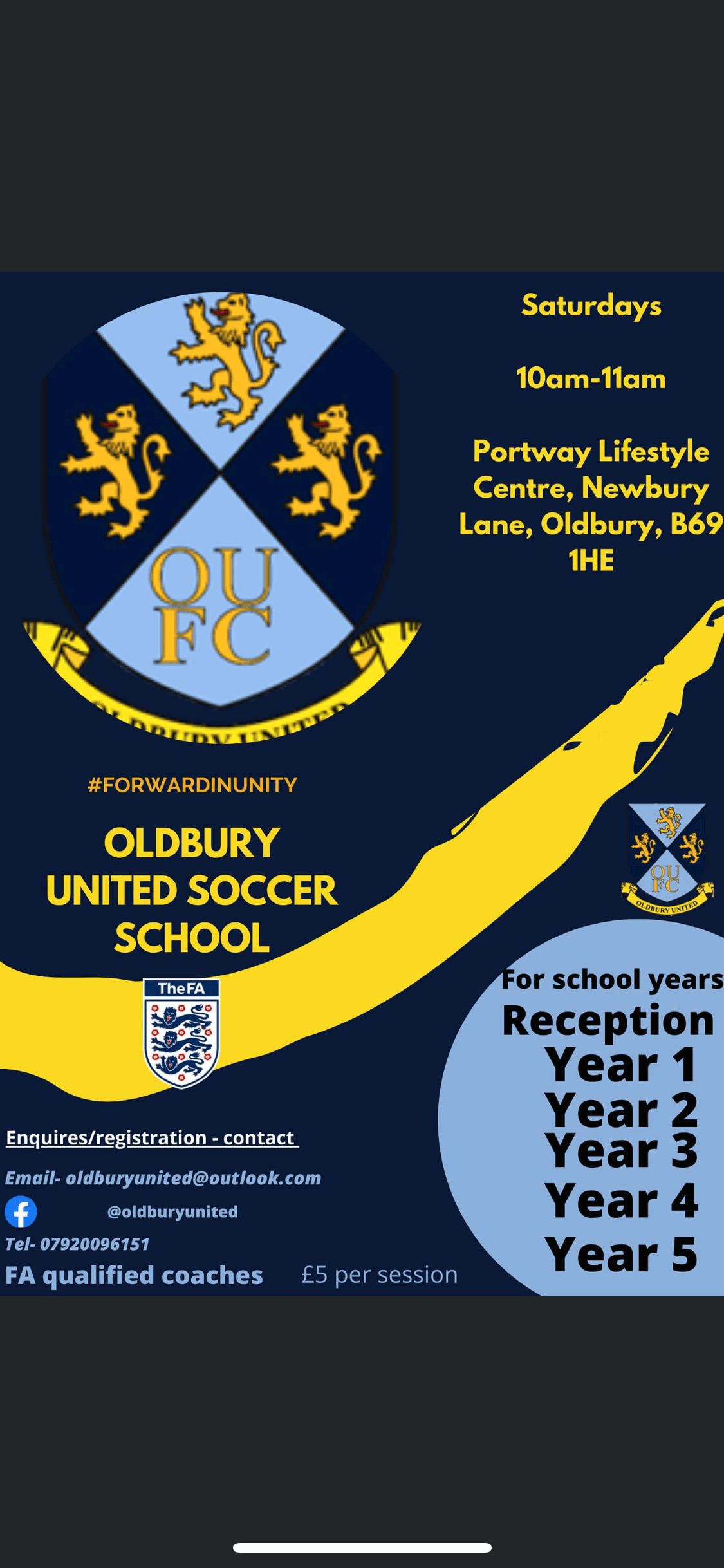 Coaching sessions - Oldbury United FC